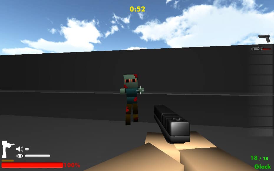 Minecraft: Zumbi Blocks 3D - Jeu Gratuit en Ligne | FunnyGames