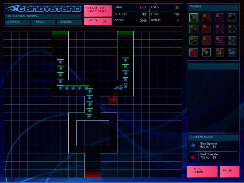 Vector TD 2 - Jeu Gratuit en Ligne | FunnyGames