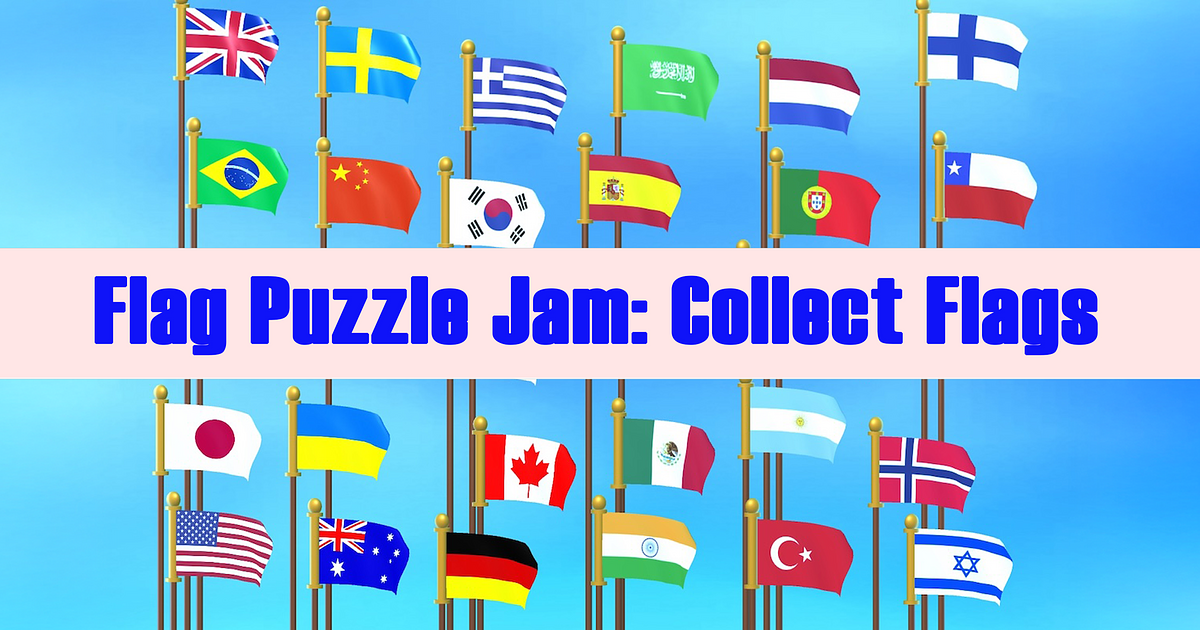 Flag Puzzle Jam: Collect Flags - Jeu Gratuit en Ligne | FunnyGames